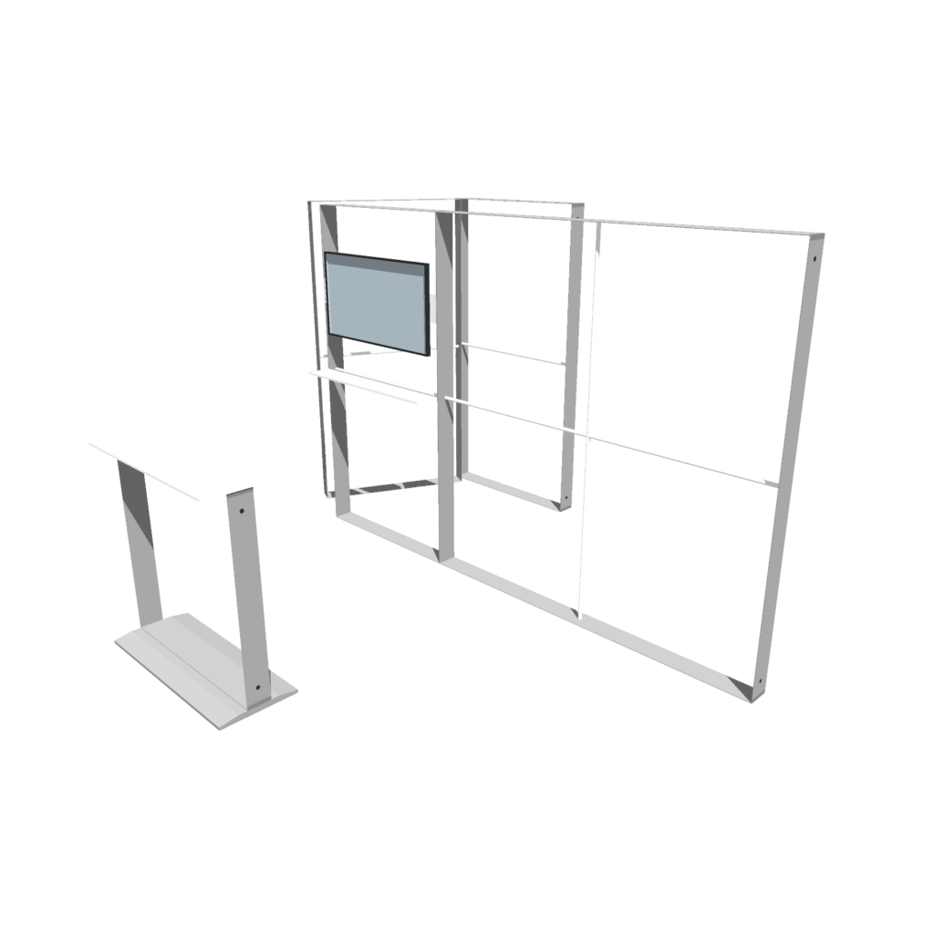 MLB Kit M 250 - Tradeshow Booth Kits - 8'+ H Tradeshow Booths - 10x10 Booth